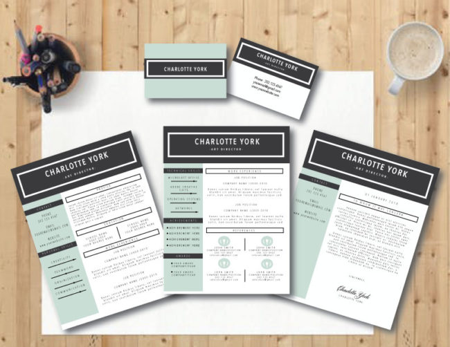 Creative Mint Resume Kit with Biz Card (Charlotte) – Legally FAB